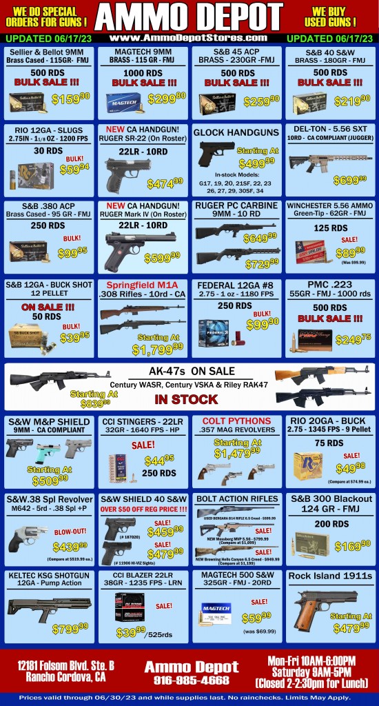 Specials | Ammo Depot