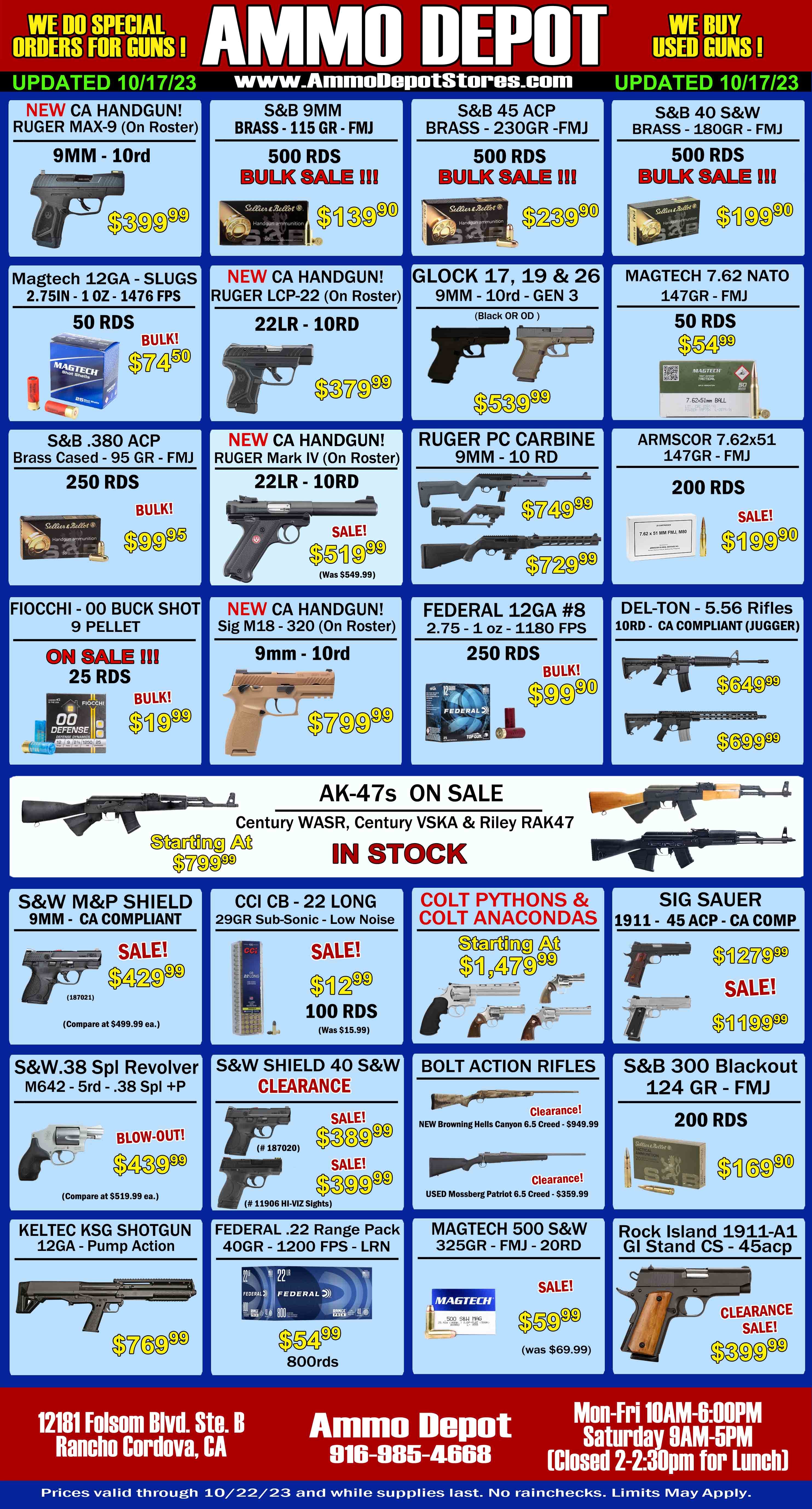 Specials | Ammo Depot