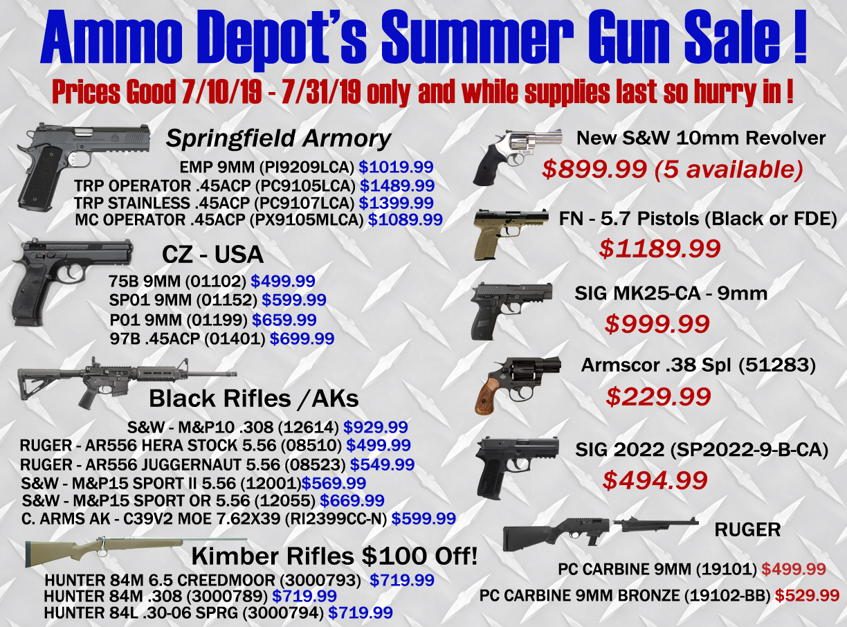 Specials | Ammo Depot